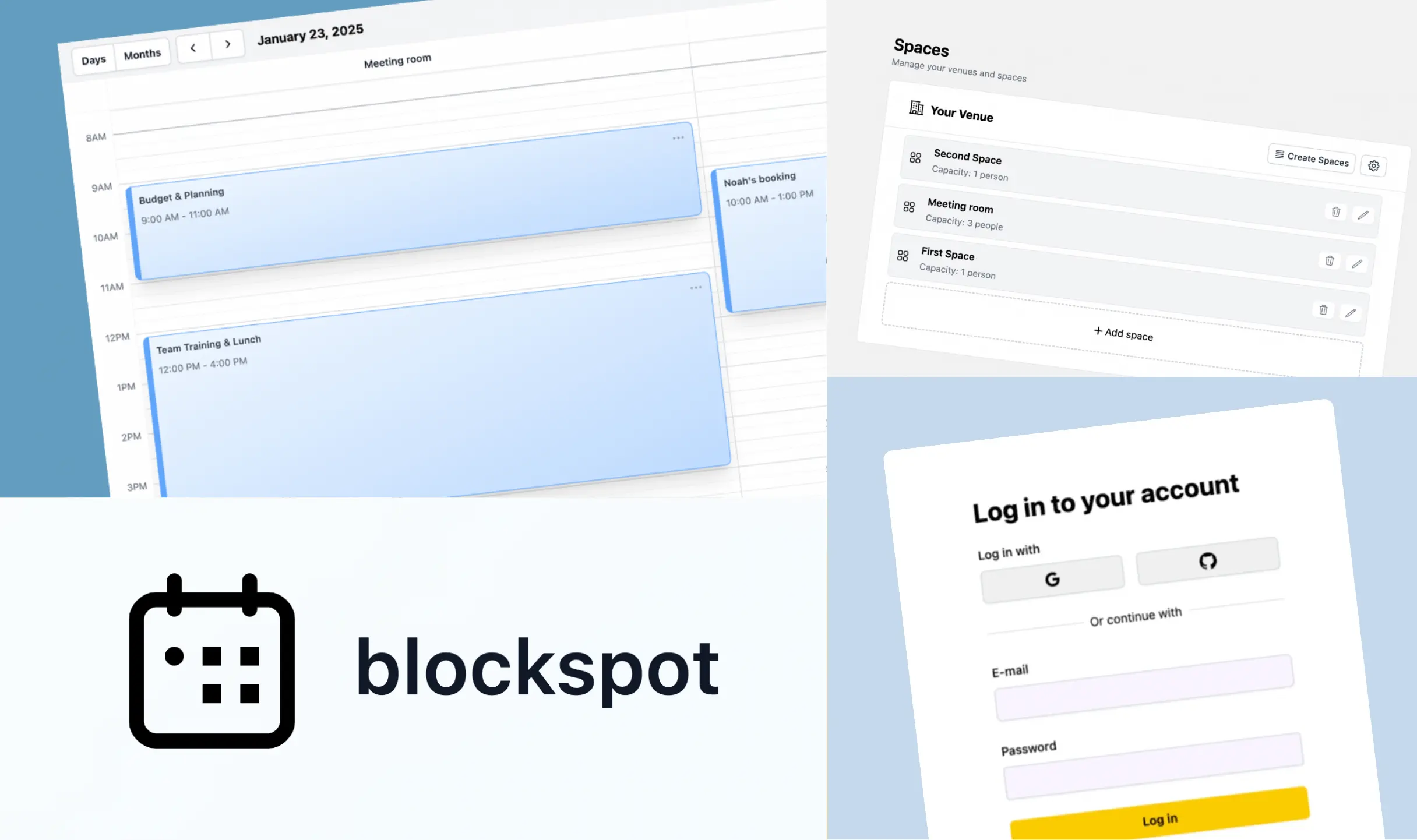 Blockspot - Booking & Reservations